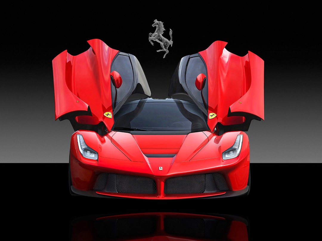 Ferrari Laferrari Canvas Print - Etsy