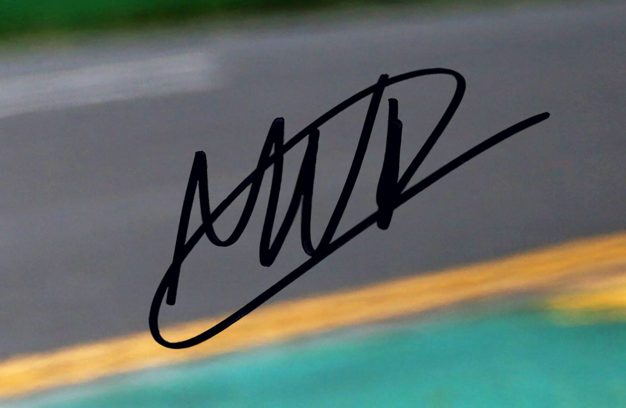 Red Bull Racing F1 With Pre-printed Max Verstappen Autograph Premium ...