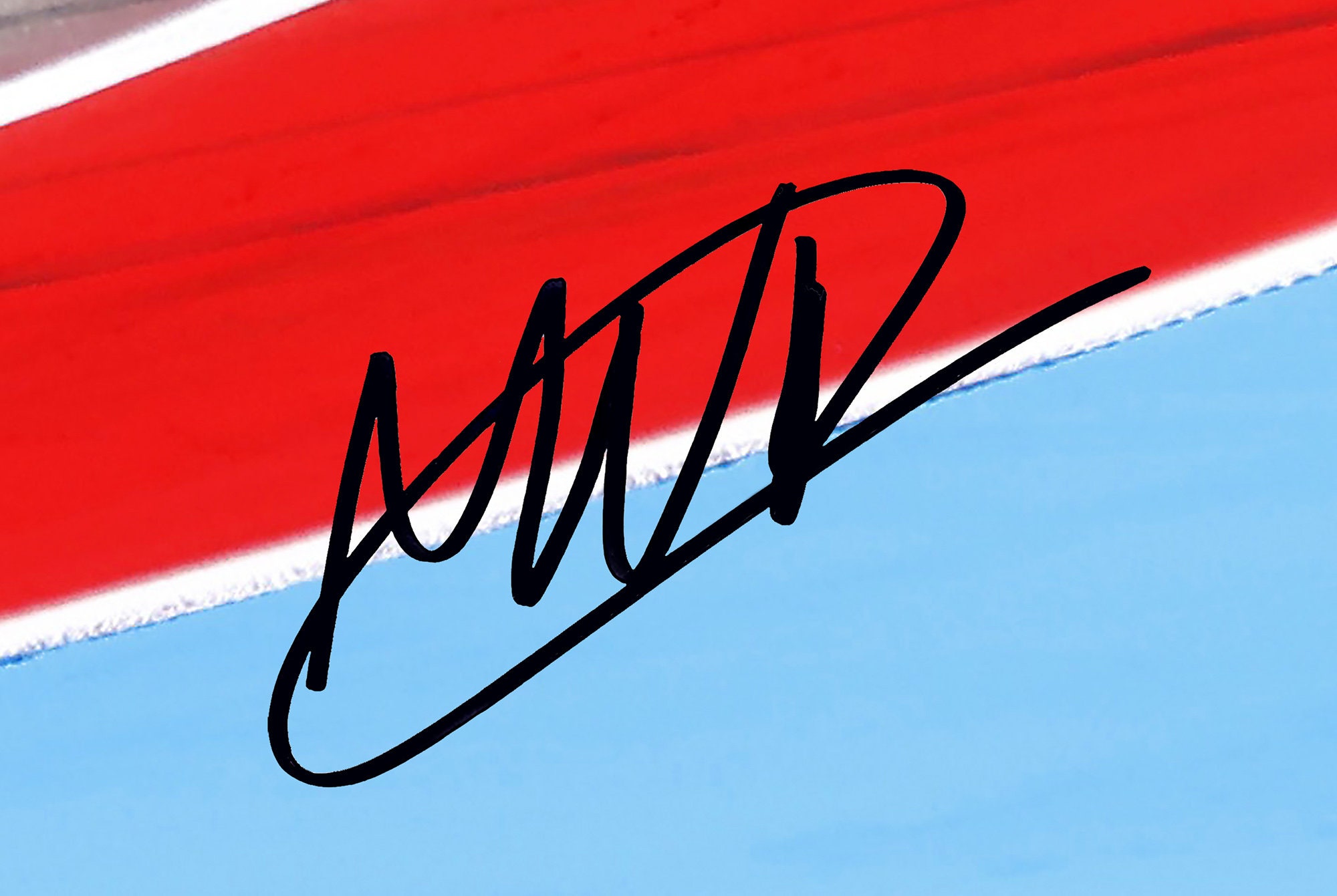 Red Bull Racing F1 With Pre-printed Max Verstappen Autograph - Giclee ...
