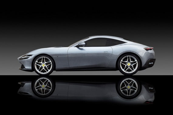 Ferrari Roma Canvas Wall Art Print Photo 287 - Etsy
