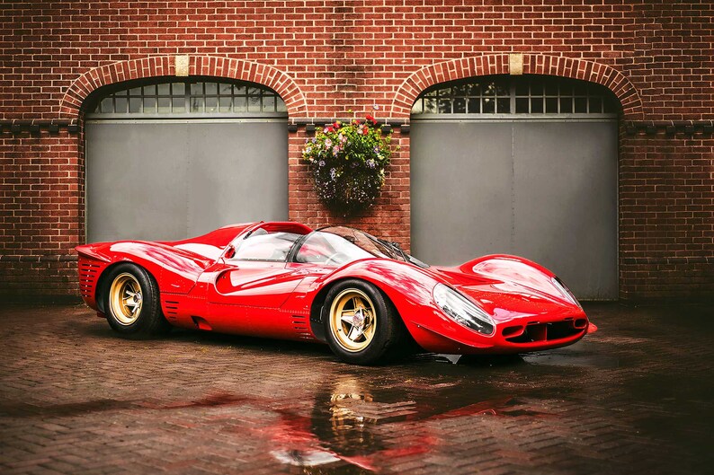 Ferrari 330 P4 - Premium High Gloss Art Print Poster. (343P) (24”x36 ...