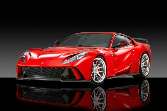 Ferrari 812 Superfast Premium High Gloss Art Print Poster. | Etsy