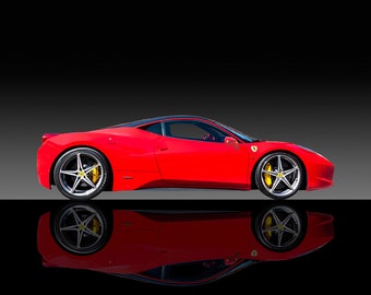 Ferrari 458 Italia Premium High Gloss Art Print Poster. | Etsy