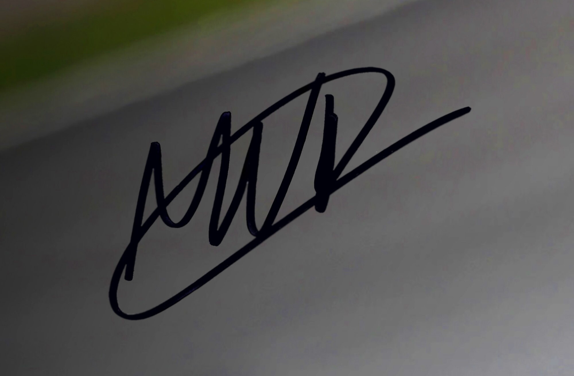 Red Bull Racing F1 With Pre-printed Max Verstappen Autograph Premium ...