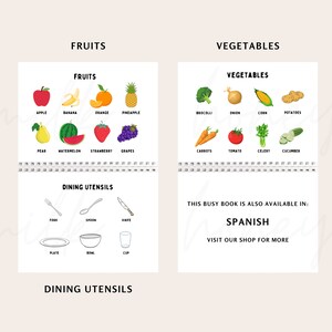 Personalized Toddler Busy Book - Printable Custom Learning Educational ...