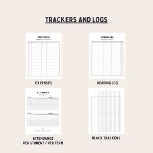 Printable Homeschool Planner Bundle (for Teaching One to Multiple Kids ...