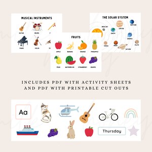 Personalized Toddler Busy Book - Printable Custom Learning Educational ...