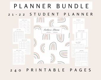 2021 2022 Academic Planner - Etsy