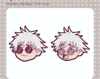 Gojo Satoru Animated Emote | Twitch Emotes | Discord Emotes | Streaming ...