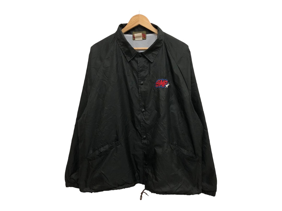 Vintage 80s 90s SMP SKATEBOARD Streetwear Nylon Coach Jacket ...
