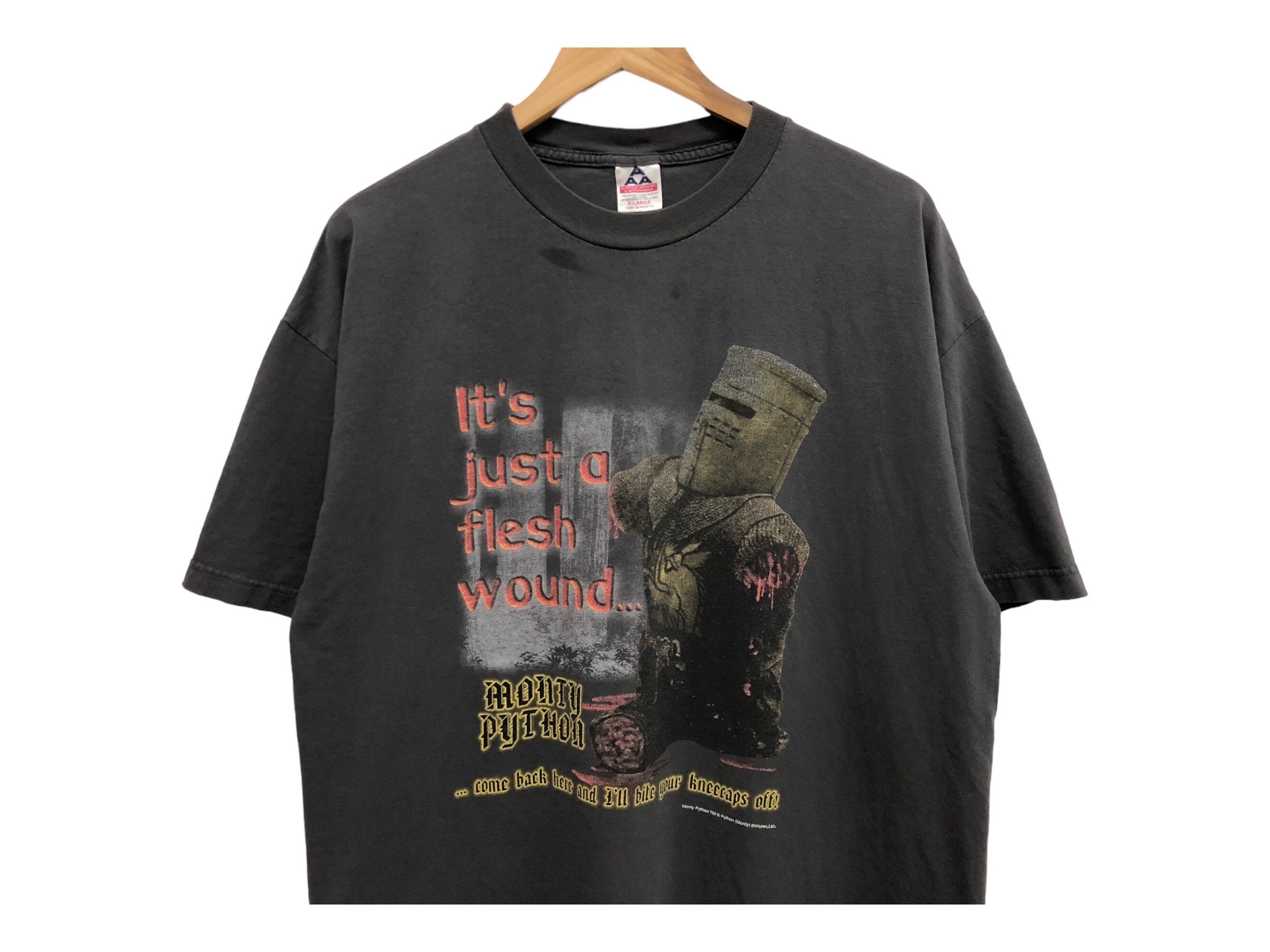 Vintage 90s MONTY PYTHON Its Just a Flesh Wound Graphical Movie Tee - Etsy