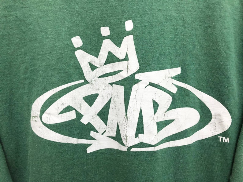 Vintage 90s PNB NATION CLOTHING Big Back Logo Single Stitch Made in Usa ...