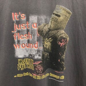 Vintage 90s MONTY PYTHON Its Just a Flesh Wound Graphical Movie Tee - Etsy