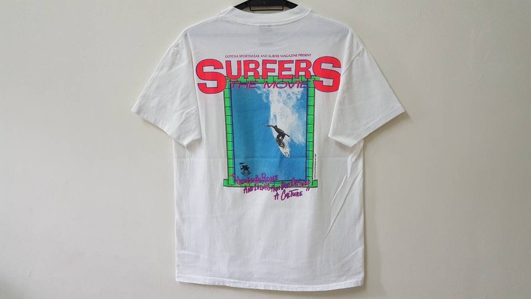 Vintage 90s 1990 SURFERS THE MOVIE Present by Gotcha Sportswear and ...