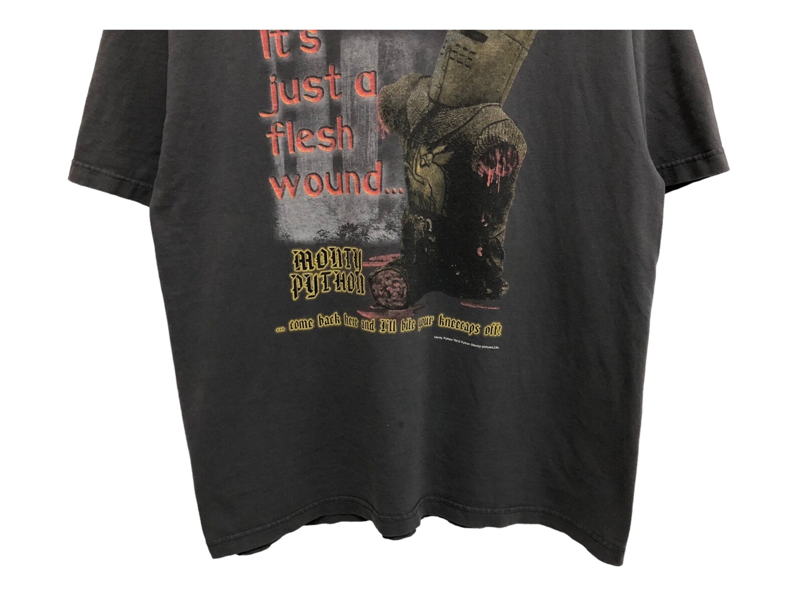 Vintage 90s MONTY PYTHON Its Just a Flesh Wound Graphical Movie Tee - Etsy