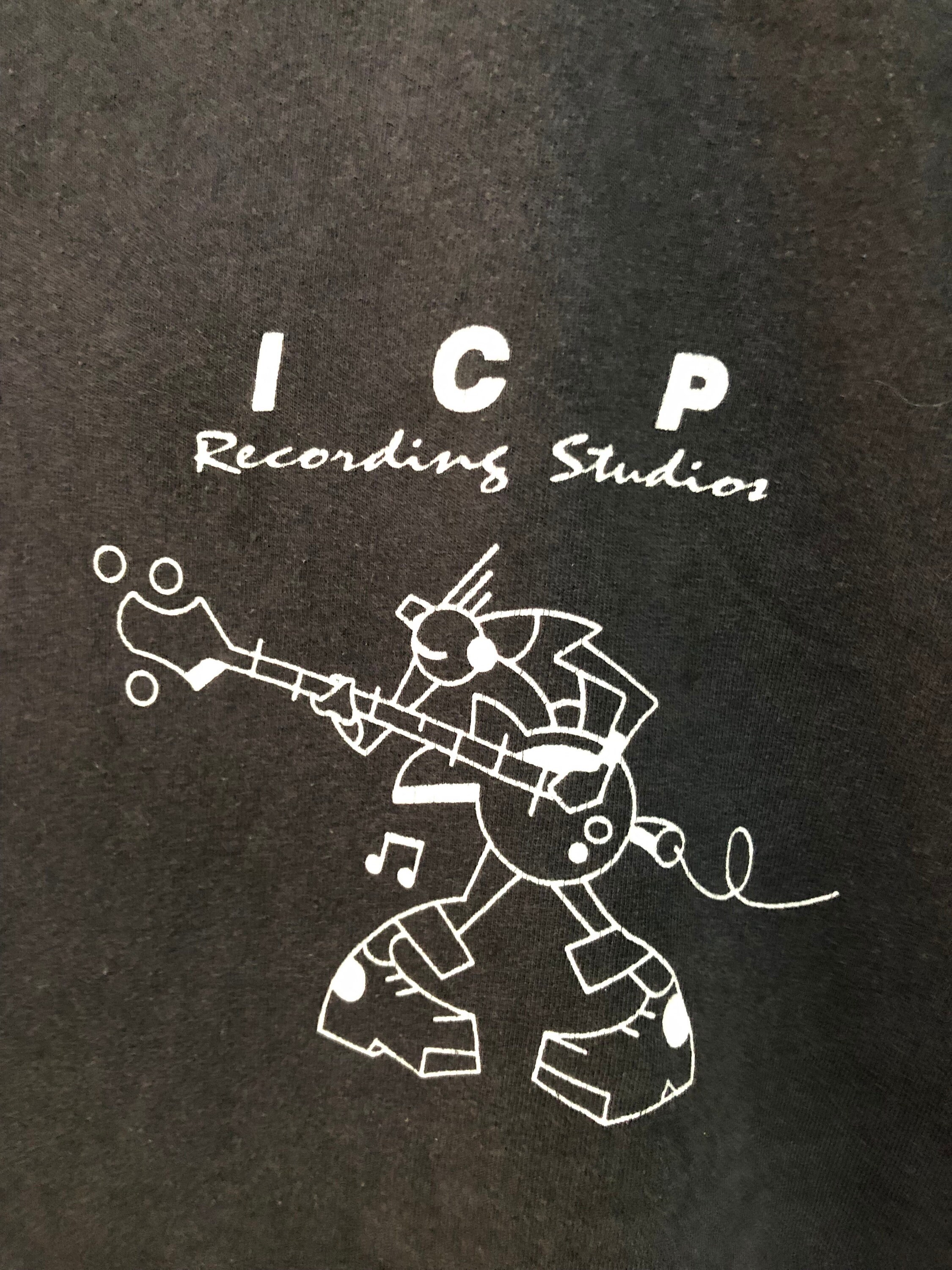Vintage 80s 90s ICP RECORDING STUDIOS Promo Tee Rare Graphical Single ...