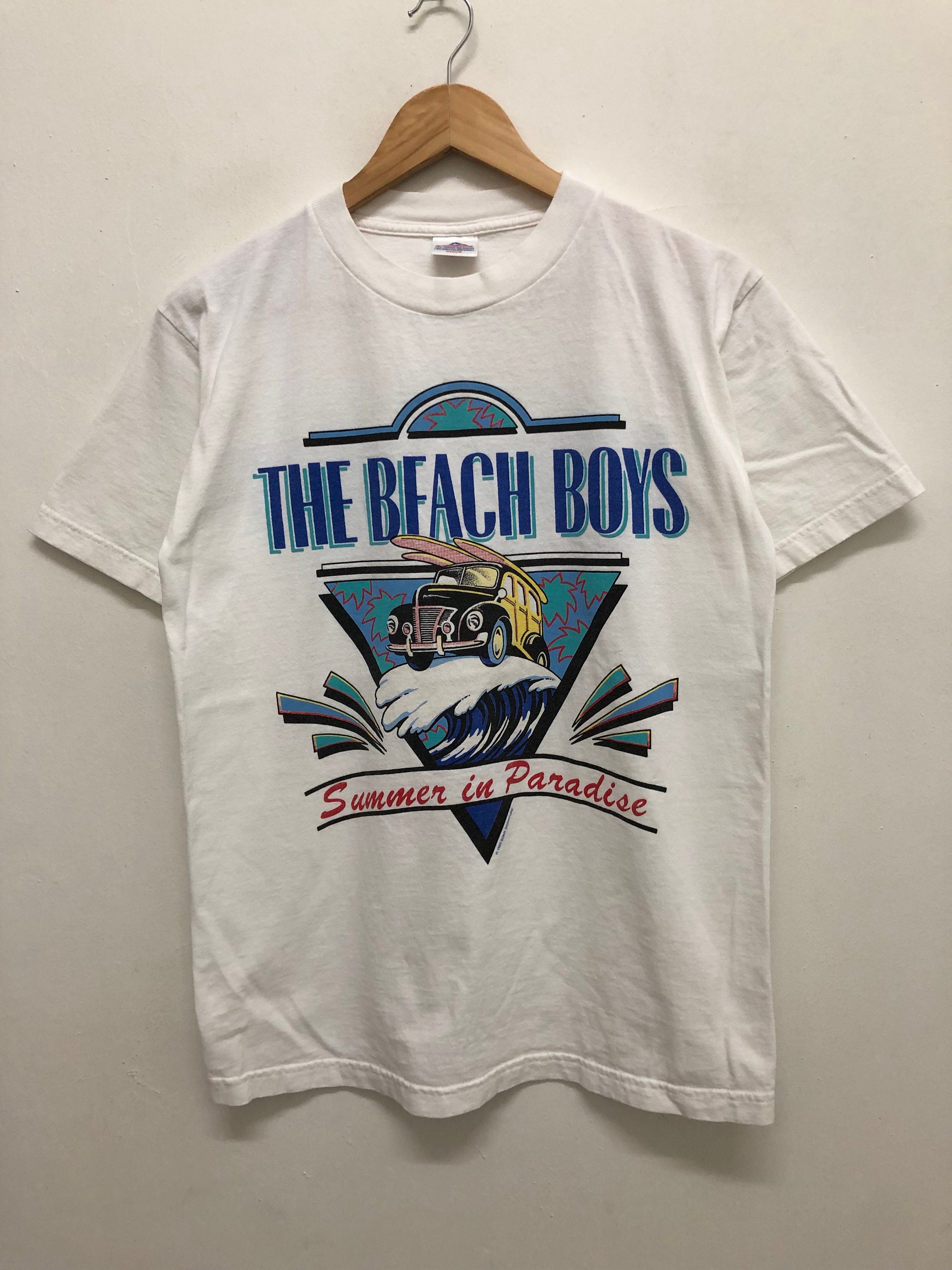 Vintage 90s 1995 THE BEACH BOYS Summer in Paradise World Tour Promo Tee ...