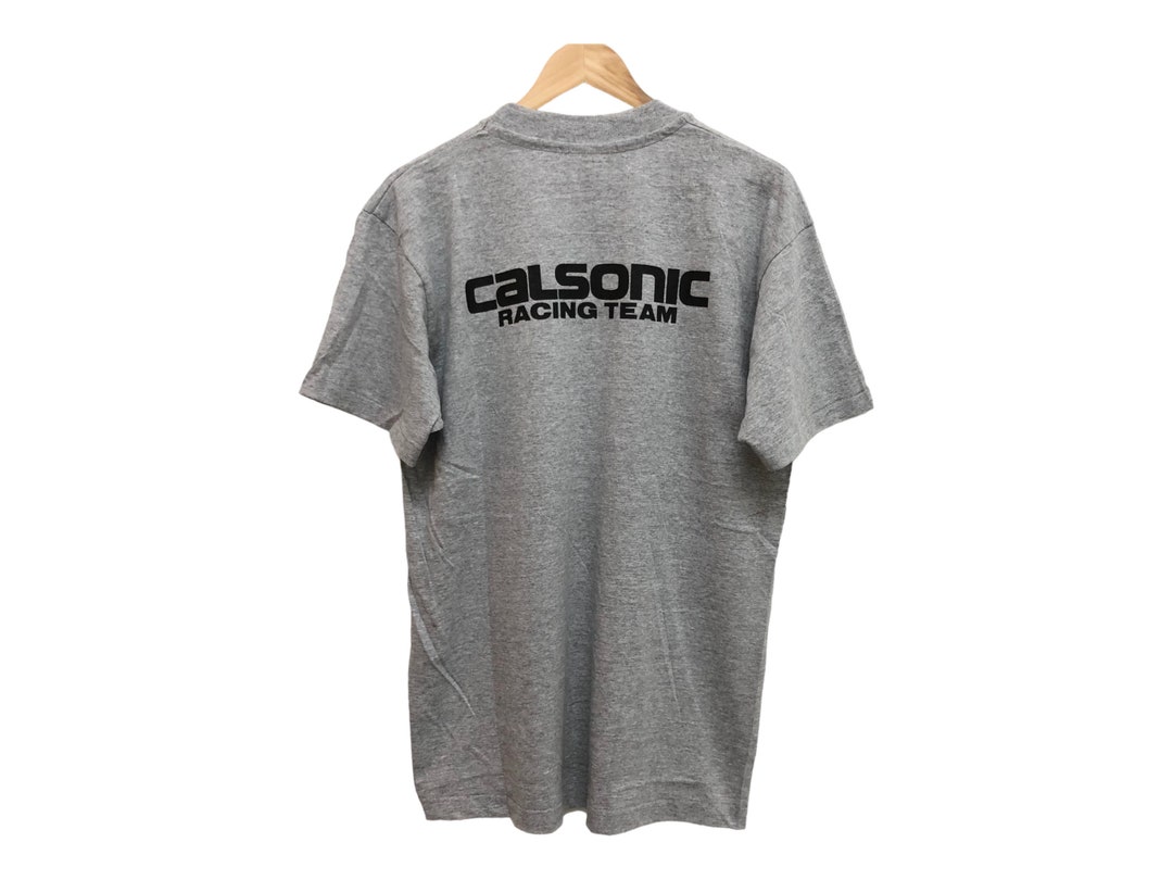 Vintage 90s CALSONIC RACING TEAM Nissan Skyline Team Racing Sports ...