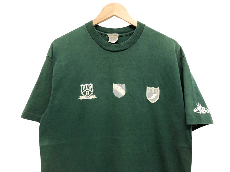 Vintage 90s PNB NATION CLOTHING Big Back Logo Single Stitch Made in Usa ...