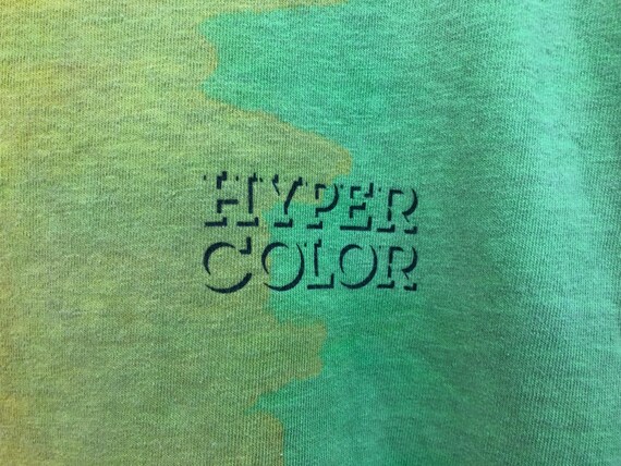 Vintage 90s HYPERCOLOR GENERRA hyper color tricolour … - Gem