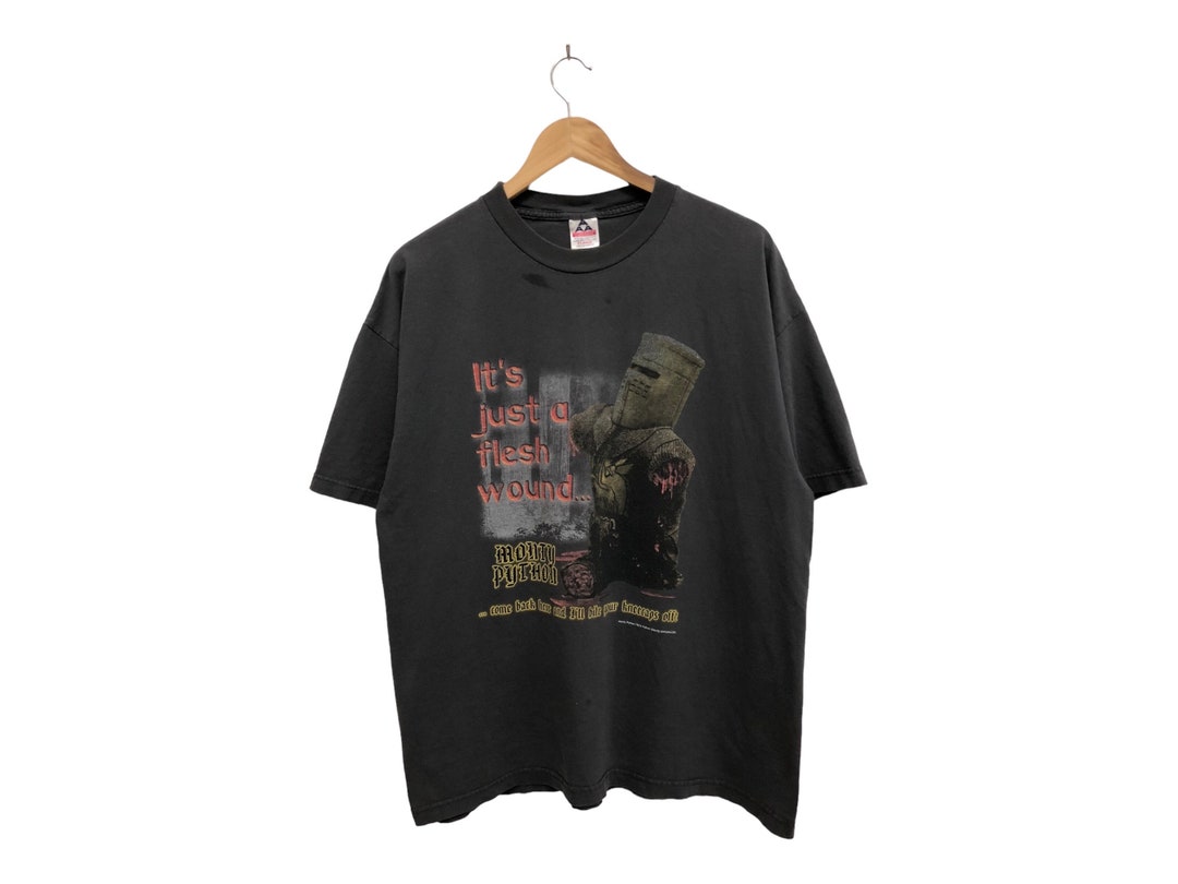 Vintage 90s MONTY PYTHON Its Just a Flesh Wound Graphical Movie Tee - Etsy