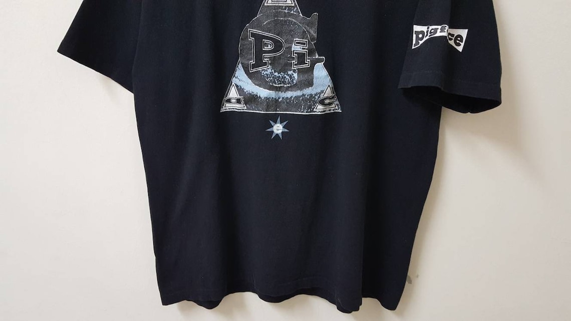 Vintage 90s PIGFACE Industrial Rock Band T Shirt Single Stitch Made in ...