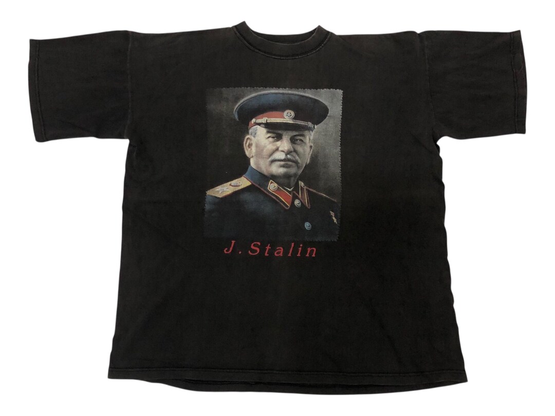 Vintage 90s JOSEPH STALIN Soviet Revolutionist Self Portrait Beauty Art ...