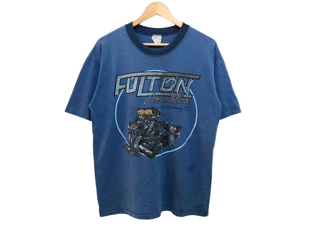 Vintage 80s 90s FULTON RACING ENGINE Competition Et Graphics Design ...