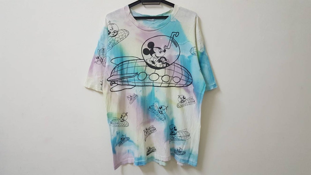 Vintage 90s MICKEY MOUSE Mickey Submarine Ride Rare Design All - Etsy UK