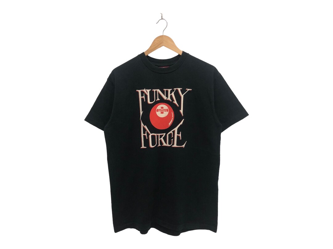 Vintage MAJOR FORCE Records Funky Force Logo Tee Single Stitch Rare ...