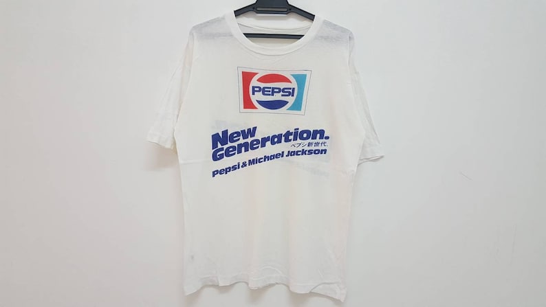 Vintage 80s 90s Michael Jackson Pepsi New Generation Promo T Shirt Very ...