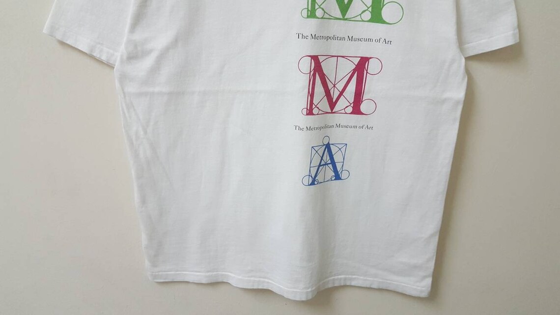 Vintage 90s the METROPOLITAN MUSEUM of ART Single Stitch Made in Usa T ...