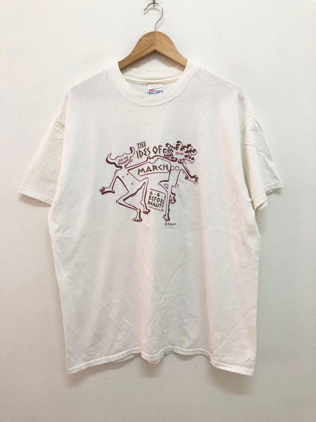 Vintage 90s 1997 the IDES OF MARCH Age Before Beauty Promo Tee ...