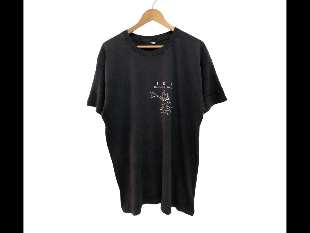 Vintage 80s 90s ICP RECORDING STUDIOS Promo Tee Rare Graphical Single ...