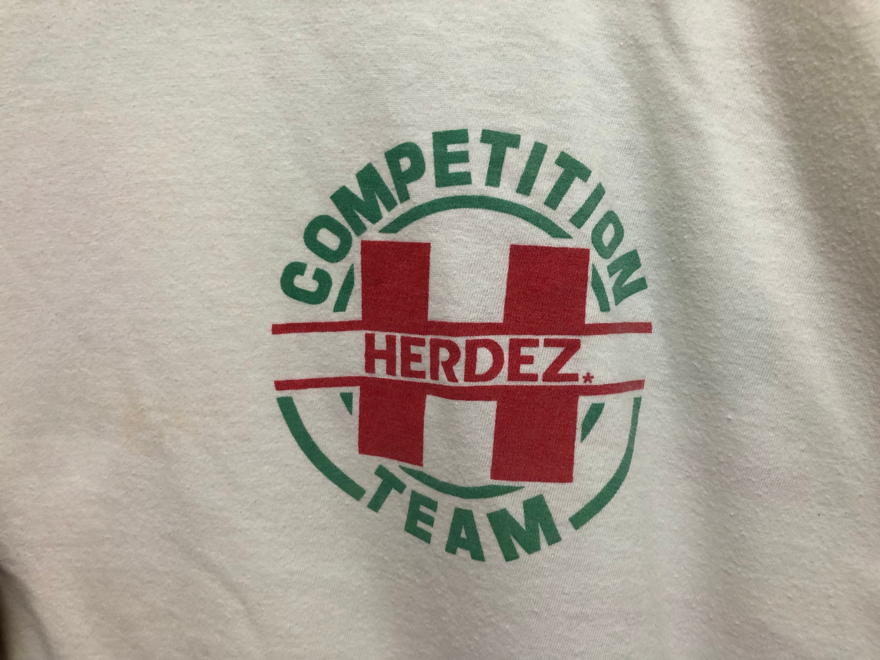 Vintage HERDEZ COMPETITION TEAM Racing Motorsport Tee Single Stitch Big ...
