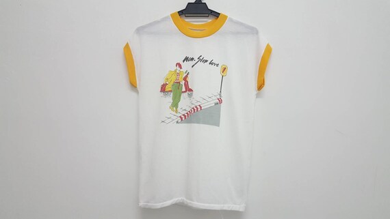 Vintage 80s MODS cult sytle graphical sleeveless ring… - Gem