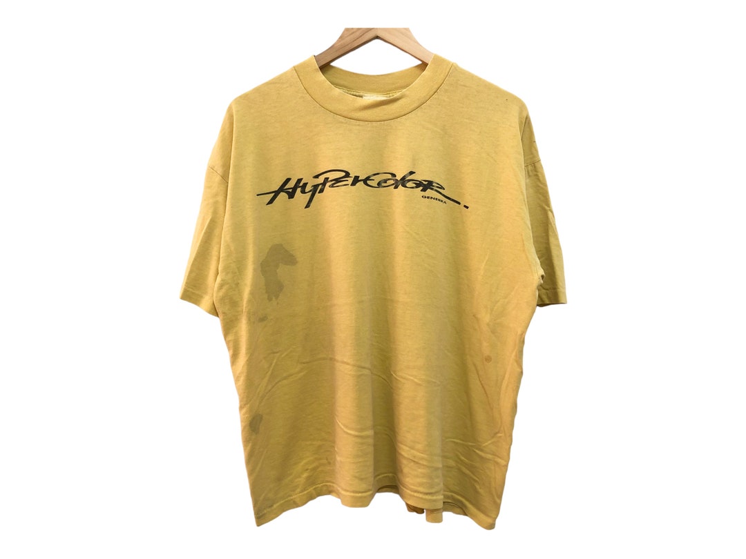 Vintage 90s HYPERCOLOR GENERRA Hyper Color Shirt Single Stitch ...