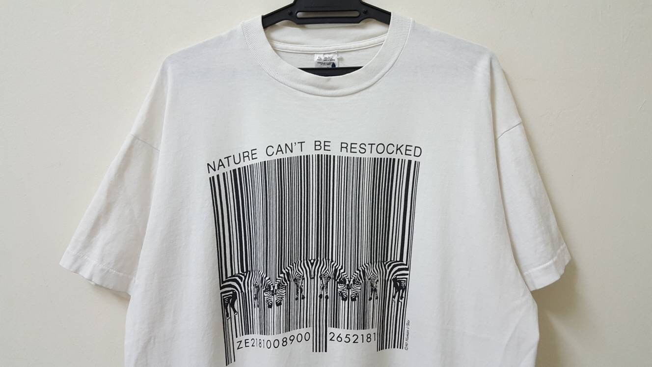 Vintage 90s NATURE CANT Be RESTOCKED Save Wildlife Love Nature - Etsy UK