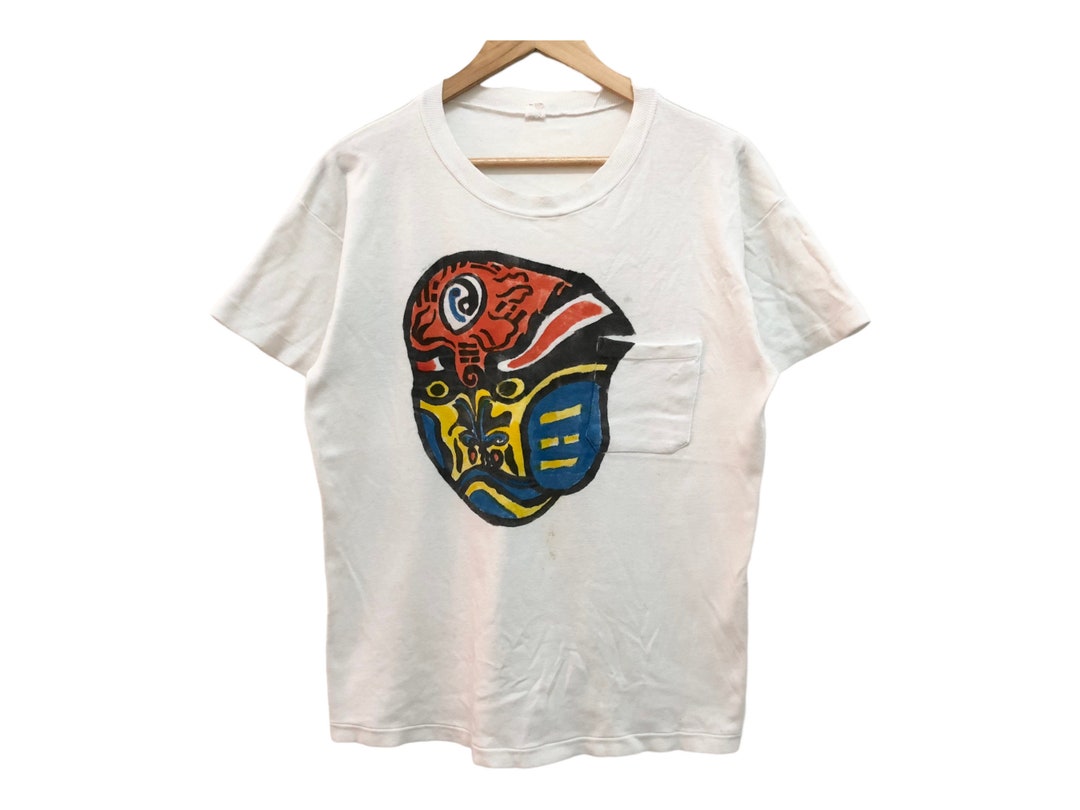 Vintage 70s 80s JING MASK Chinese Japanese Opera Mask Beauty Aesthetic ...