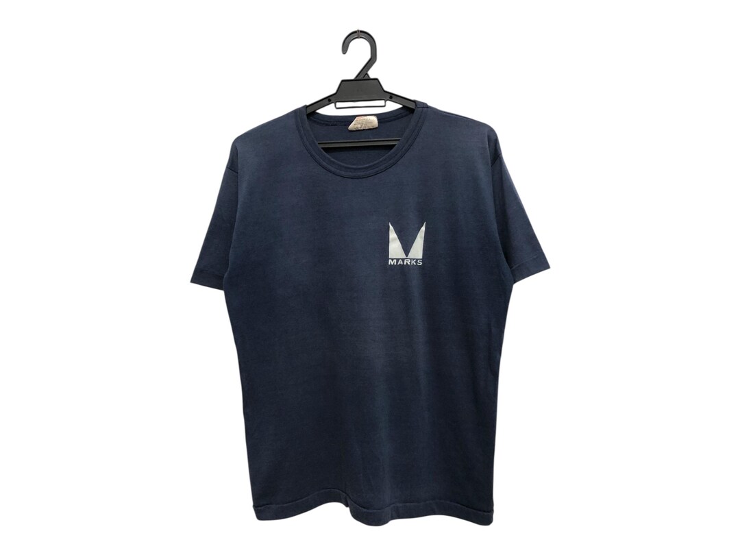 Vintage 80s MARKS Canada Minimalist Logo Tee Soft and Thin Material - Etsy
