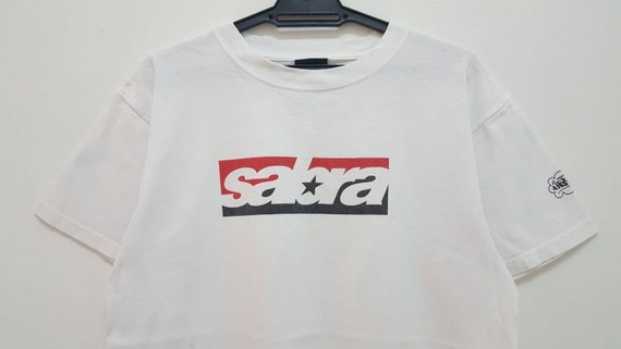 Vintage SABRA magazine logo tee by HAZE eric haze box… - Gem