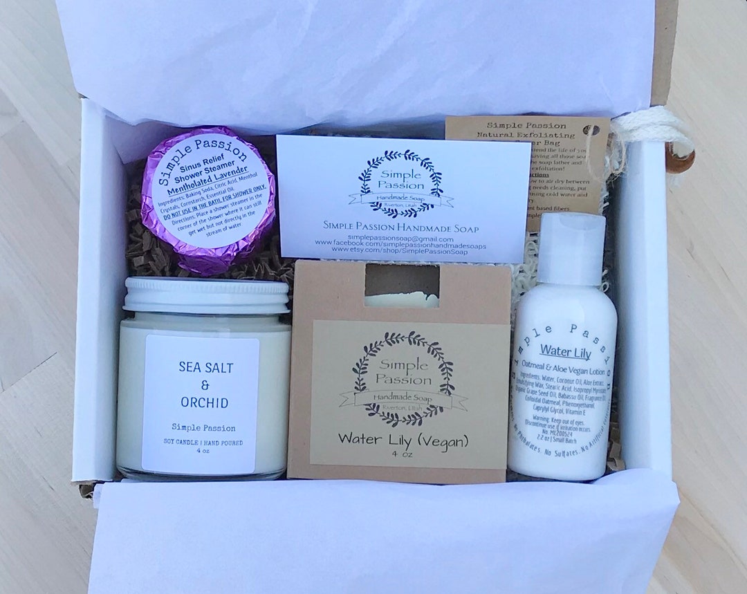 Modern Floral Pamper Box - Vegan Gifts, Thank You, Birthday, Stress ...