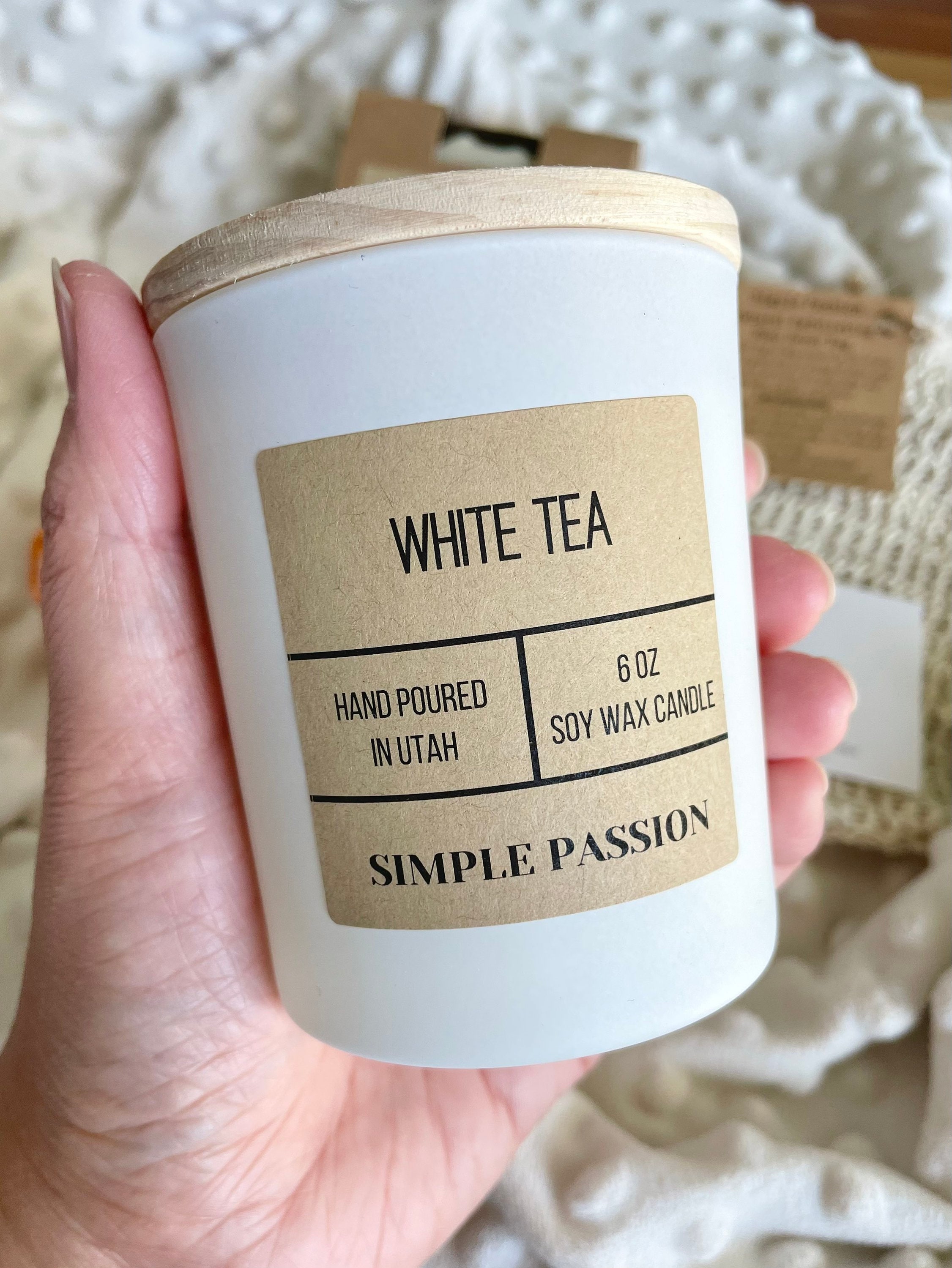 White Tea & Ginger Self Care Gift Box Vegan Gift Box for Her - Etsy