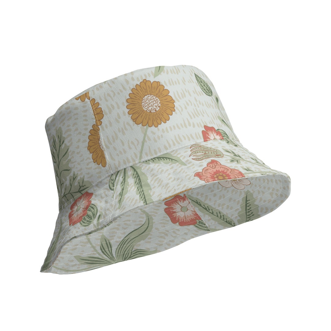 Cottagecore Reversible Bucket Hat - Etsy