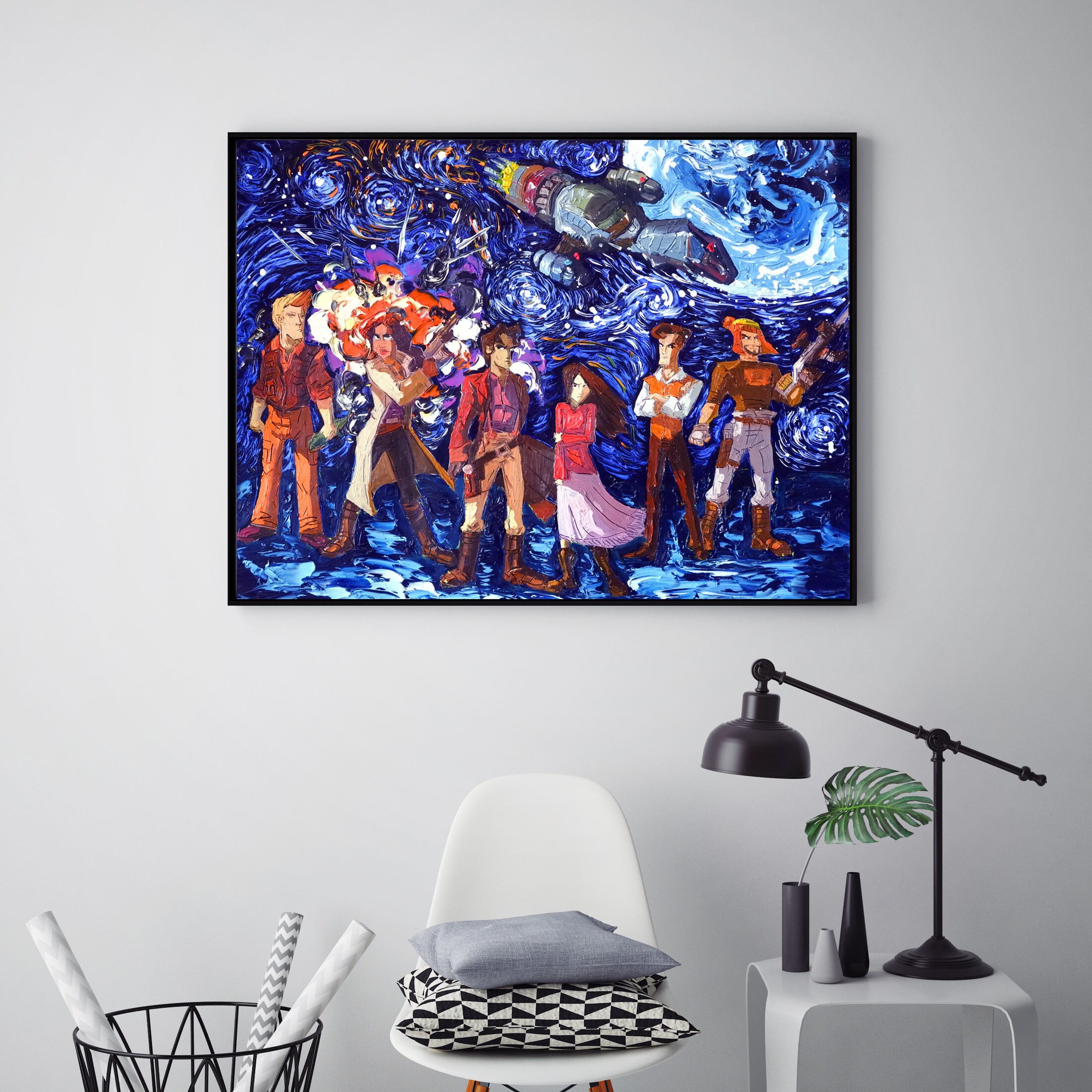 Firefly Back From the Black Vincent Van Gogh Starry Night | Etsy