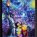 Van Gogh Starry Night Minions Canvas Print - New York City Skyline - Etsy