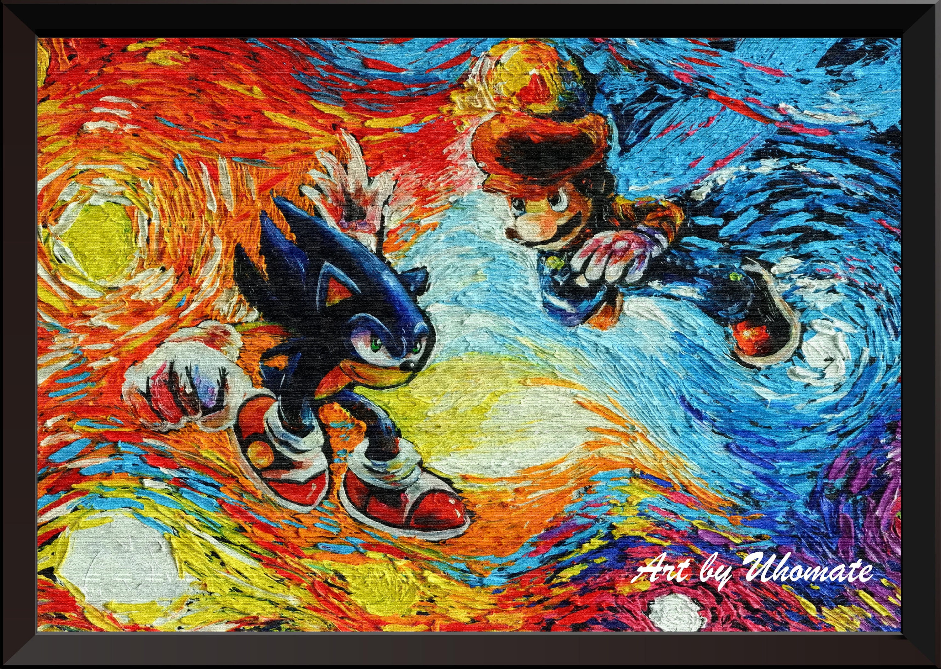 Vincent Van Gogh Starry Night Posters Video Game Poster Canvas - Etsy