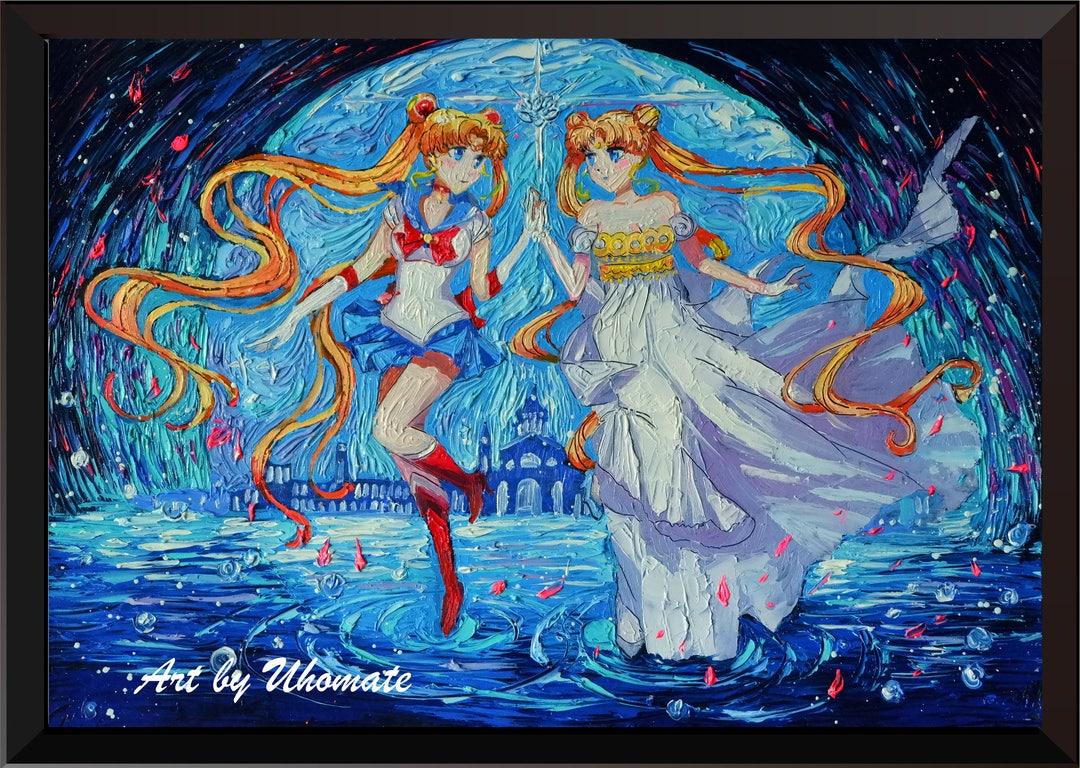 Pretty Soldier Sailor Moon Vincent Van Gogh Starry Night Inspired ...