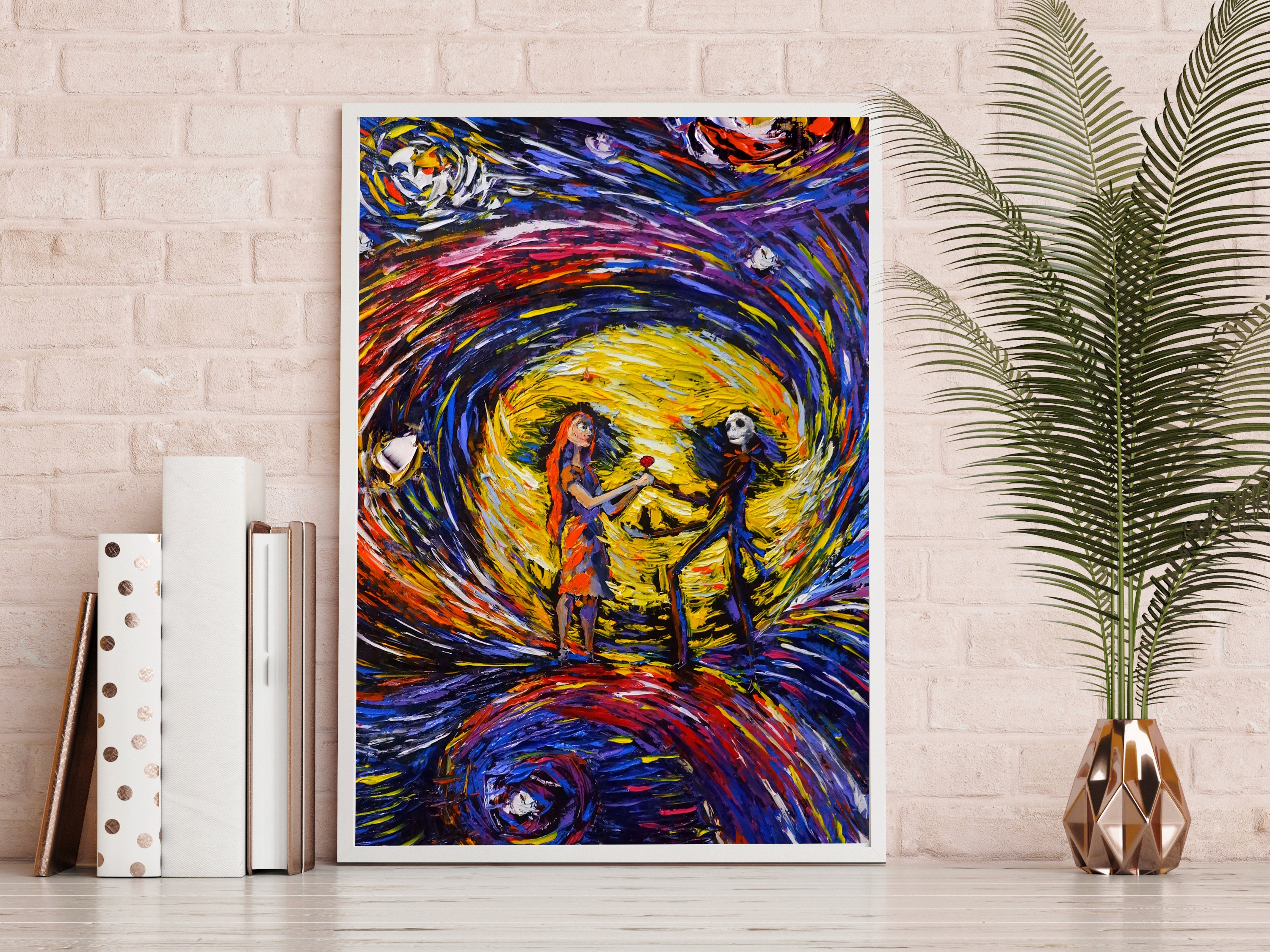 Vincent Van Gogh Starry Night Posters Jack Sally Jack and - Etsy