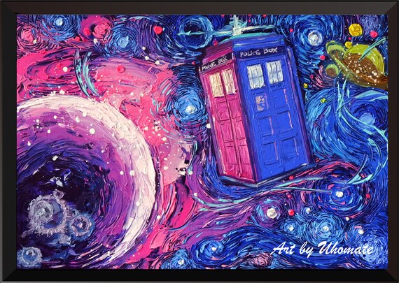 Starry Night Tardis Wallpaper